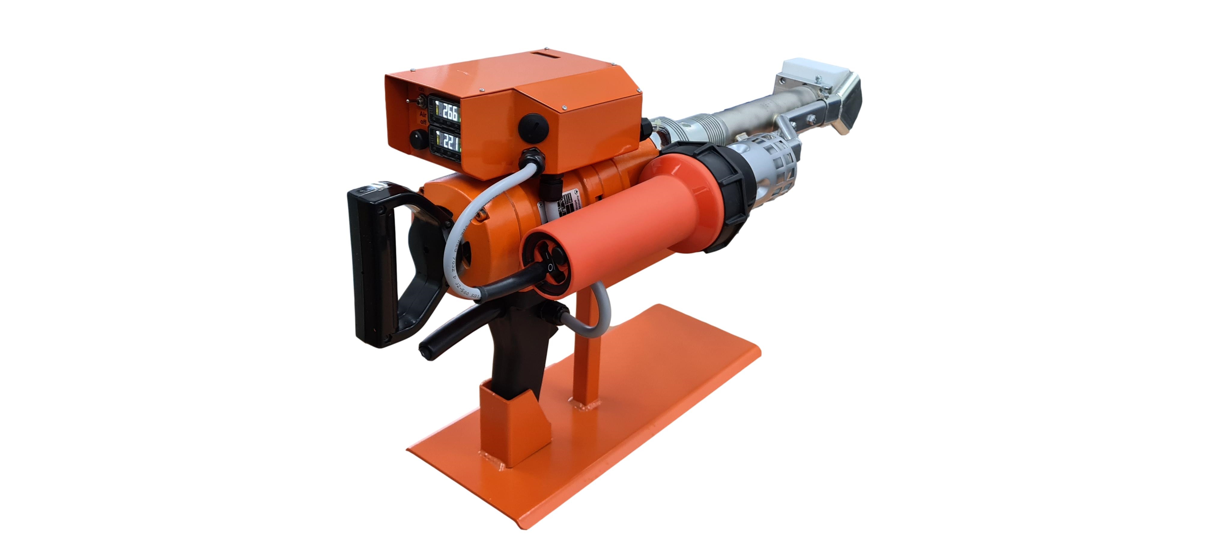 Hand welding extruder HSK60DE (with hot air blower & Case) | Abbeon